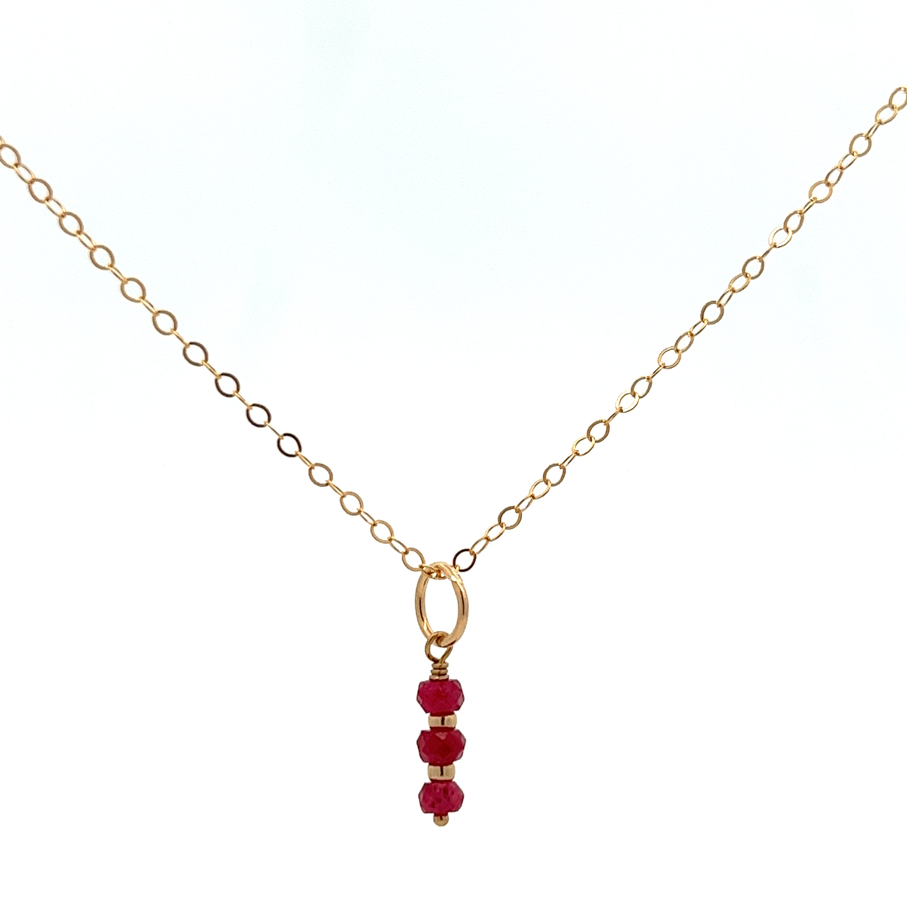 silk road - ruby triplet pendant necklace | Workshop Fine Jewelry