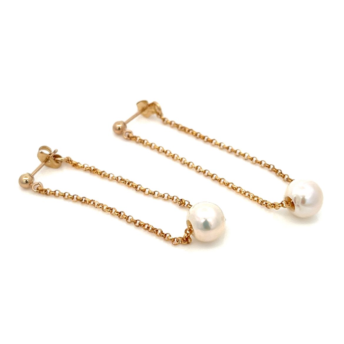 front-to-back pearl swing earrings | Workshop Fine Jewelry